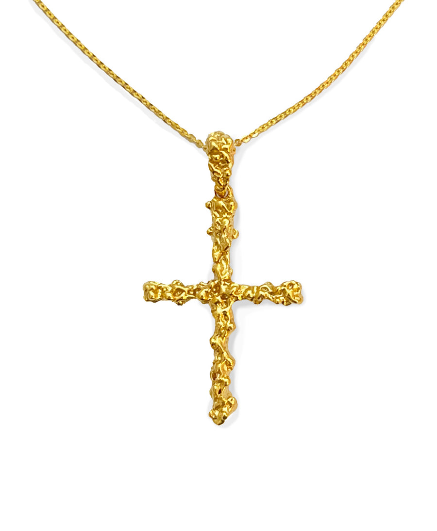 Cruz Necklace Gold – Mais X Frida